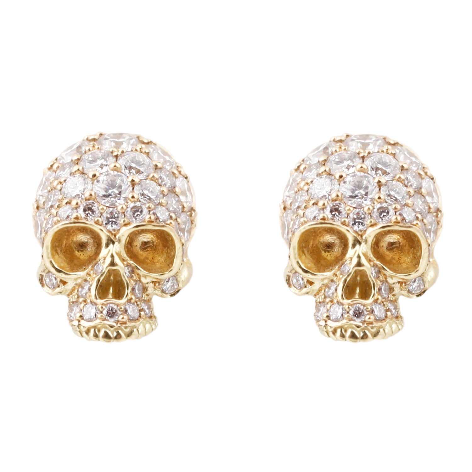 Diamond Skull Studs – ESQUELETO