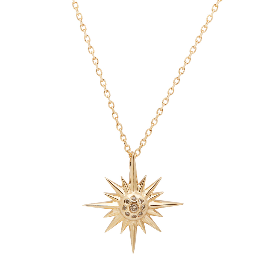Supernova Star & Diamonds Necklace – ESQUELETO