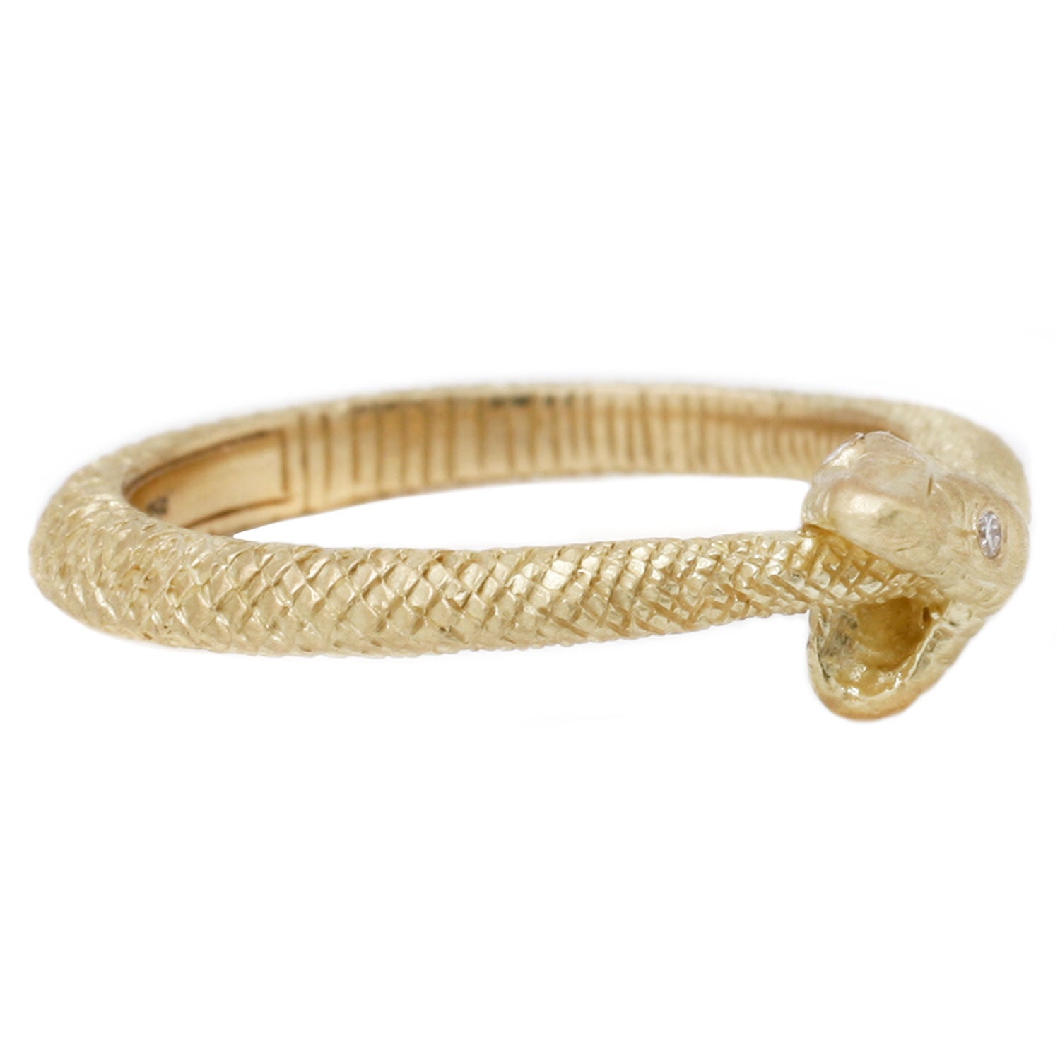 Gold Ouroboros Snake Ring – ESQUELETO