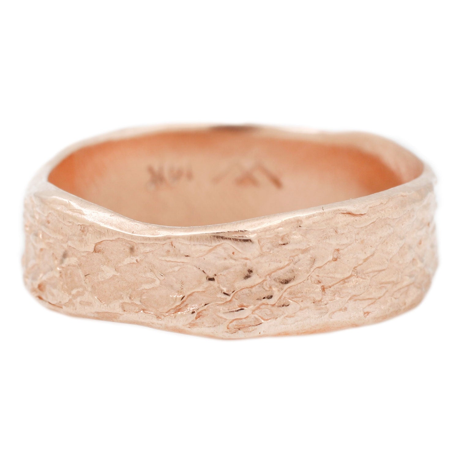 White Gold Snakeskin Band – ESQUELETO